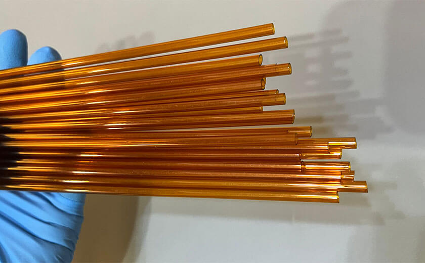 0.4mm wall thickness PI (Polyimide) extrusion tube - FEP,PFA,PTFE,EPTFE ...